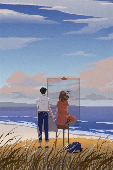 [100 ] Aesthetic Couple Anime Wallpapers