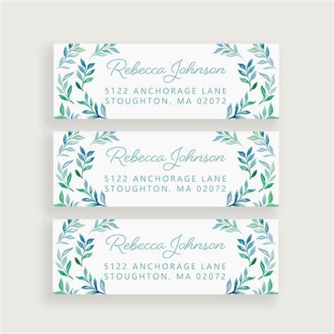 Pretty Address Labels Etsy