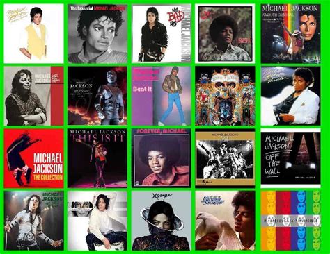 Michael Jackson Album Covers 20 Photo Fridge Magnets 1952484457