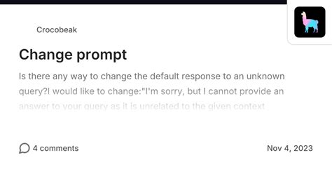 Change Prompt