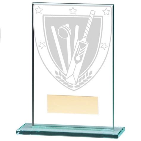 Millennium Jade Glass Cricket Award Trophies2u