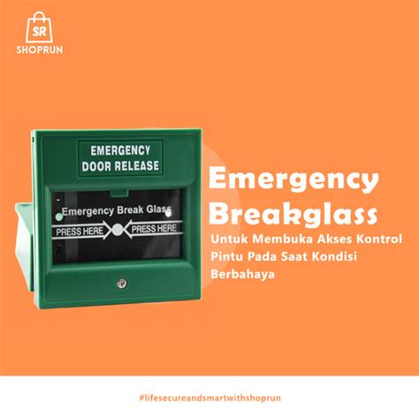 Jual Emergency Breakglass Access Control Door Emergency Break Glass