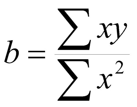 Regression Formula