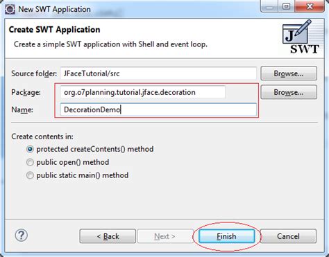 Eclipse Jface Tutorial With Examples O Planning Org