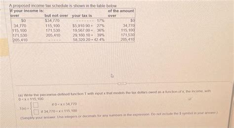 Solved A Write The Piecewise Defined Function T With Input