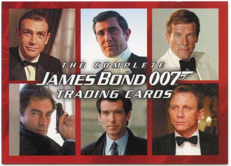 All James Bond Trading Cards —