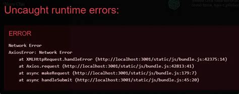 Ajuda Com Erro Uncaught Runtime Errors