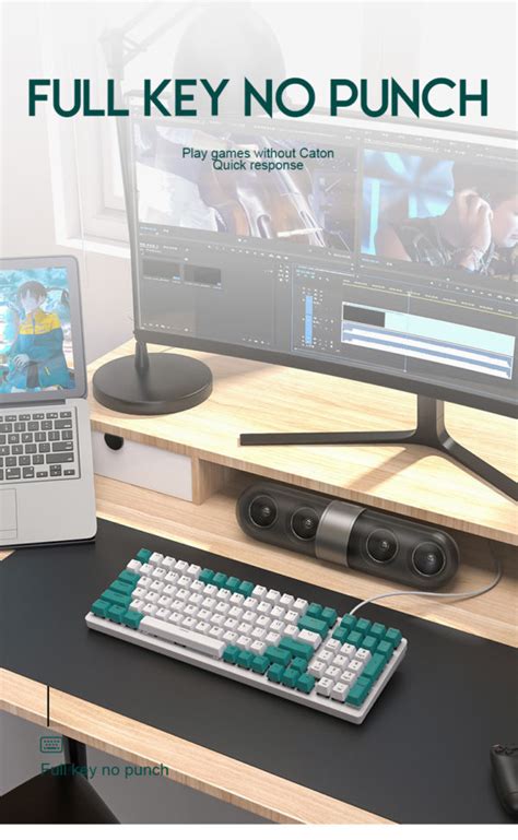 Ziyoulang Freewolf K3 Mechanical Keyboard - 100 Keys - Vibe Gaming