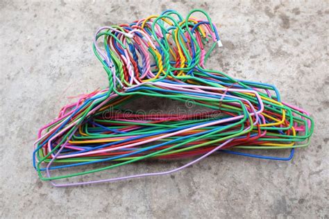 Multi Color Of Steel Clothes Plastic Coated Wire Hangers Hanger On
