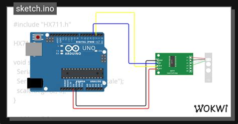 Berat Hx711 Wokwi Esp32 Stm32 Arduino Simulator