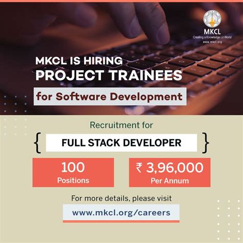 Suhas Bansude On Linkedin Recruitment Trainee Mkcl Punejobs Jobs