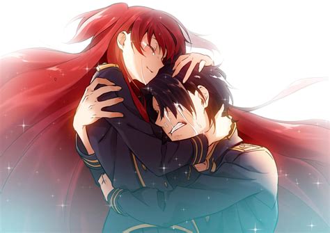 100 Anime Couple Hug Wallpapers