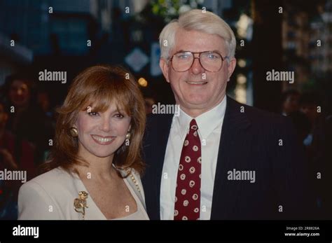 Marlo Thomas And Phil Donahue In New York City Circa Early 1990s Photo Credit Henry Mcgee