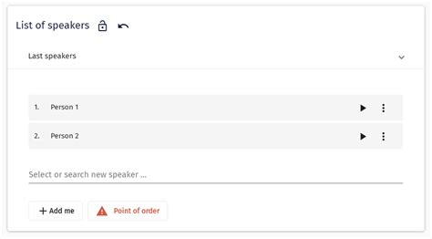 List Of Speakers Cannot Be Rearranged On Mobile Issue 6589