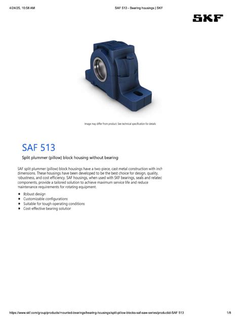 Split Pillow Block Saf 153 Catalogue Pdf