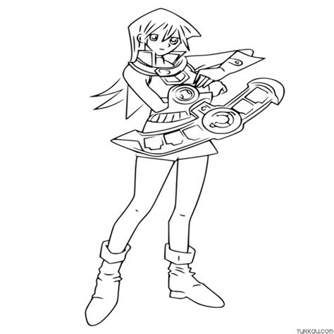 Yugioh Yugi Moto Coloring Page Turkau