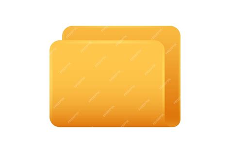 premium vector 3d folder icon vector renders on white background 3d