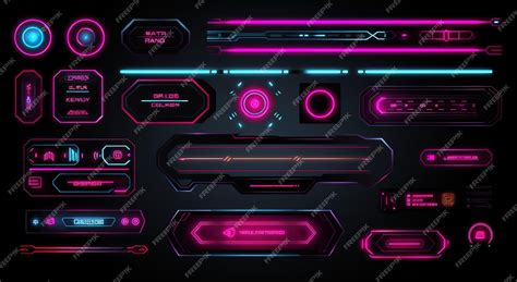 Premium Ai Image Control Panel Template Gui For Game Background