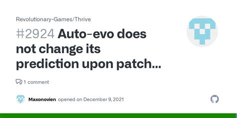 Auto Evo Does Not Change Its Prediction Upon Patch Change Issue