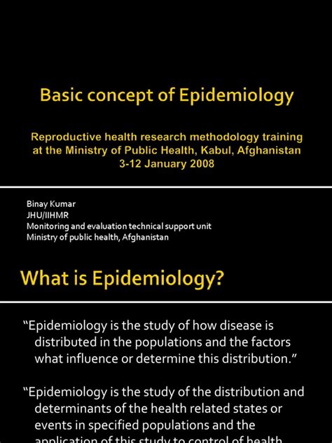 Basic Concept Epidemiology 2008 Pdf Pdf Public Health