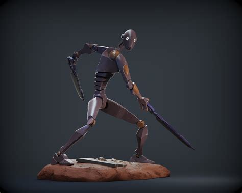 Stl File Bx Commando Droid From Clone Wars 3d Print Model 🤖・3d Printing Idea To Download・cults