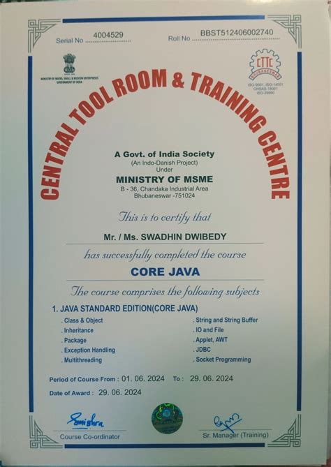 Swadhin Dwibedy On Linkedin Corejava Programming Softwaredevelopment Learning Java Cttc