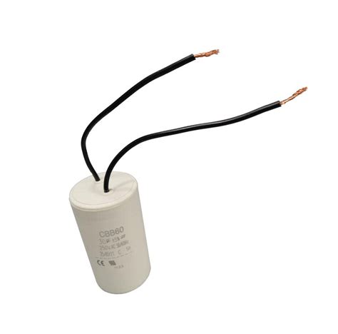 COCAPCO 250VAC 30uF 30MFD CBB60 Motor Run Capacitor 2 Wires 30 UF MFD