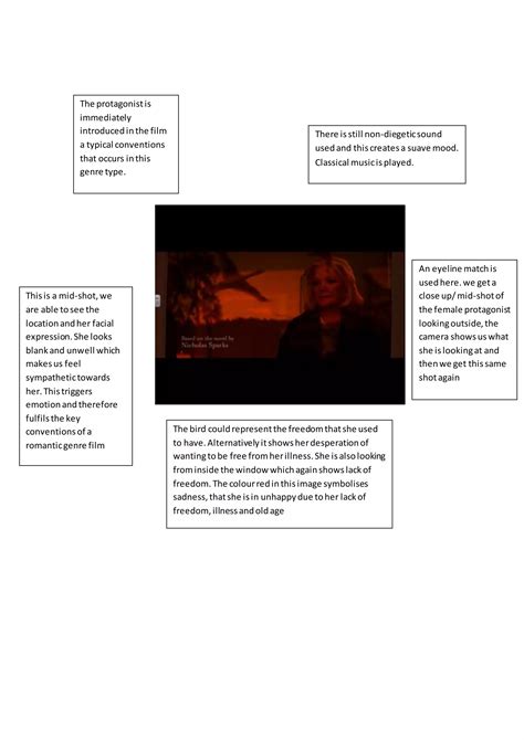 The Notebook Analysis Media Work Docx