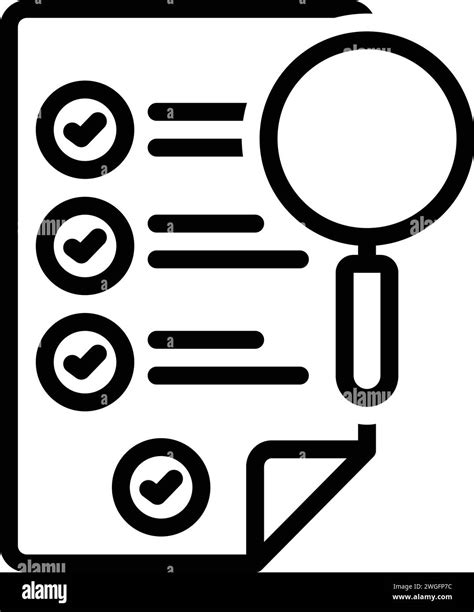 Icon For Evaluation Assess Stock Vector Image And Art Alamy