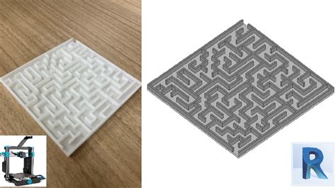 procedural maze 2 3d printer