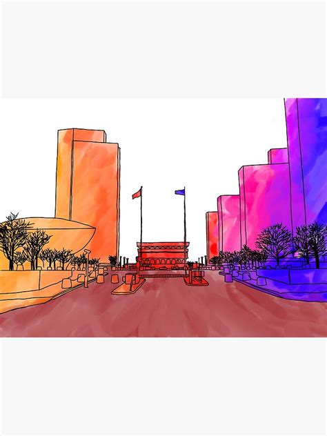 The Concourse In Albany Ny Poster For Sale By Batemanbranding