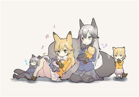 Silver Fox Kemono Friends Ezo Red Fox Kemono Friends Silver