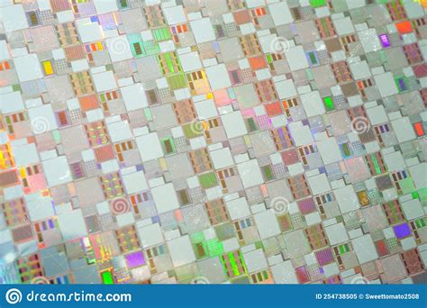Siliziumwafer Zur Herstellung Von Halbleiter Mit Integrierter Schaltung
