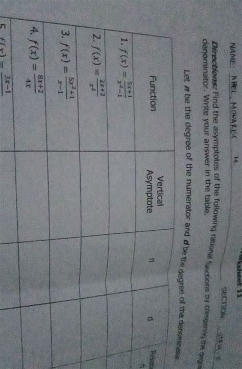 Directions Find The Asymptotes Of The Studyx