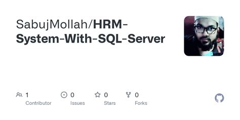 Github Sabujmollahhrm System With Sql Server