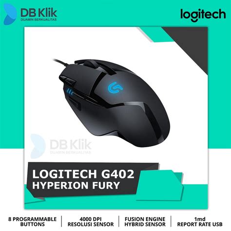 Jual Logitech G402 Hyperion Fury Gaming Mouse Shopee Indonesia