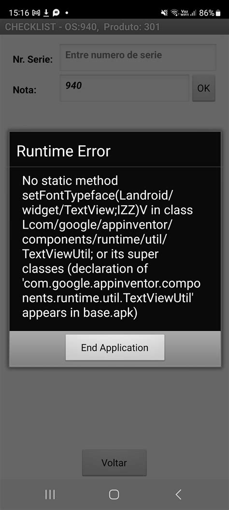 Runtime Error Only When Build The App Tableview Extension By Ken MIT