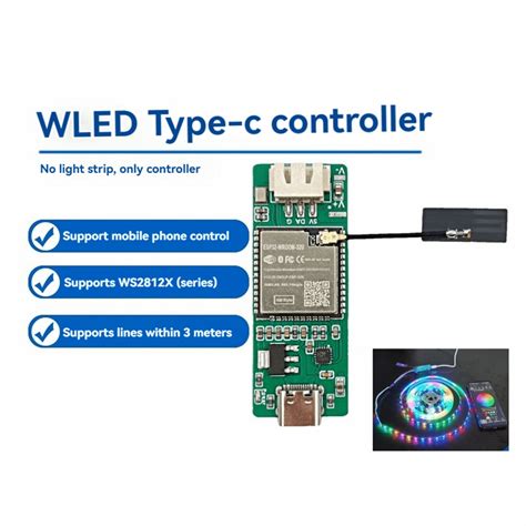 Wled Controller Usb Typec Ch343 Download Wled Firmware Supported Lamp