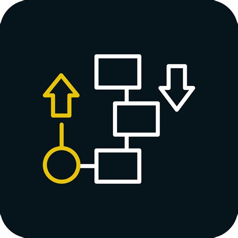 Flow Diagram Vector Icon Design 25611708 Vector Art At Vecteezy