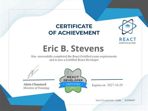 React Certification On Linkedin Reactcertification Reactjs Usa