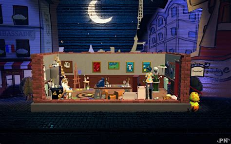 Passpartout The Starving Artist Pose Sa Toile Sur Switch