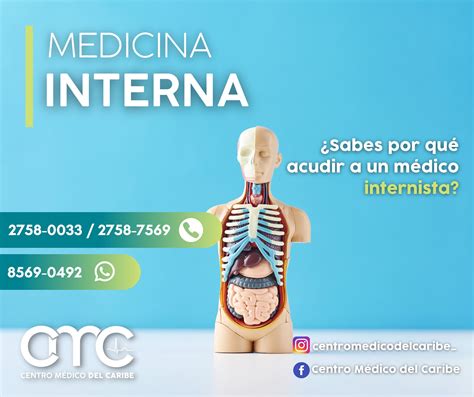 Los Médicos Internistas Están Centro Médico Del Caribe