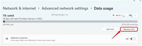 How To Track And Configure Internet Data Usage In Windows 11