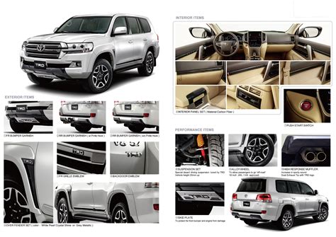 Toyota Land Cruiser Accessories Car Exterior Decoration Chrome