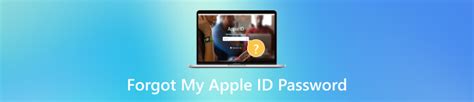 What To Do If I Forget My Apple Id Password