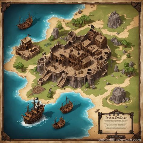 Pirate Ship Battle Map Stable Diffusion Online