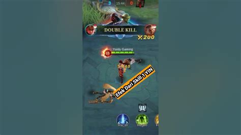 Efek Dari Skill 1 Yin Shorts Mlbb Mobilelegends Youtube