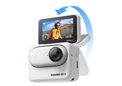 影石Insta360 GO 3拇指相机发布首次配备翻转显示屏 快科技 科技改变未来