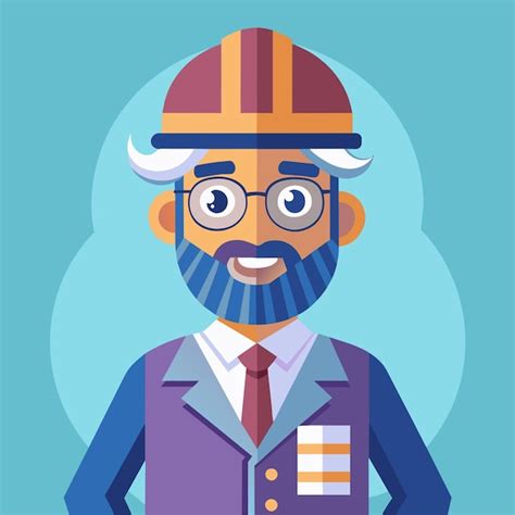 Architect Vector Character In Flat Style Premium Ai Generated Vector