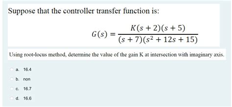 Solved Consider The Feedback Control System Block Diagram In Chegg